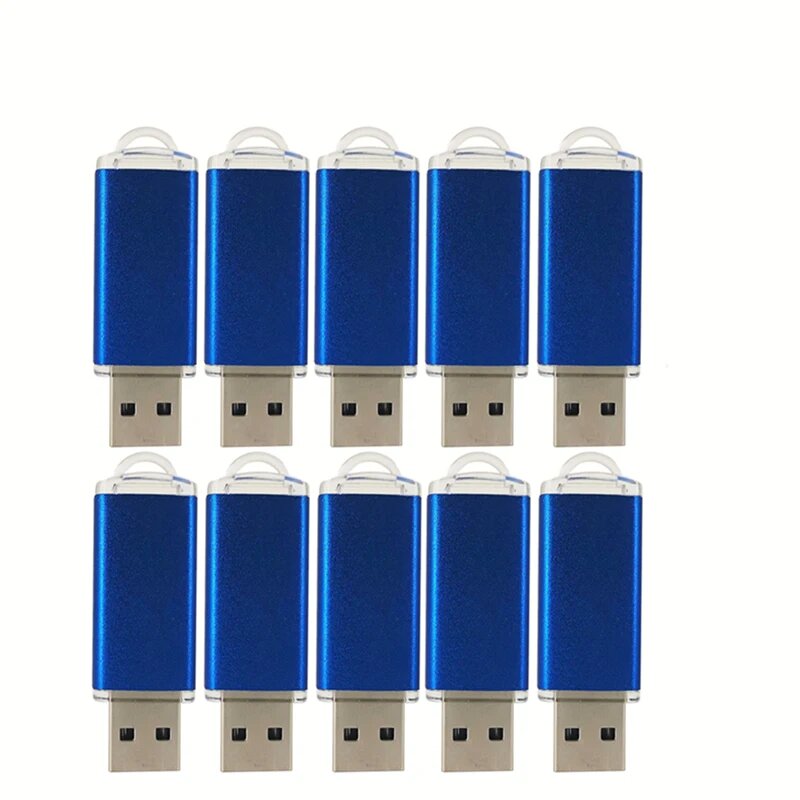 10 шт./лот металлический USB-накопитель 128 ГБ 64 ГБ 32 ГБ высокоскоростной 8 ГБ 4 ГБ флэш-накопитель USB-накопитель 128 МБ 512 МБ PenDrive 2,0