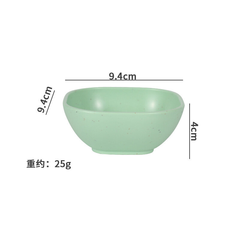 Тарелка из пшеничной соломы в скандинавском стиле с тремя отделениями, корейская тарелка для соуса, тарелка для горячего, барбекю, тарелка для приправ, закусочная тарелка, тарелка для соусов