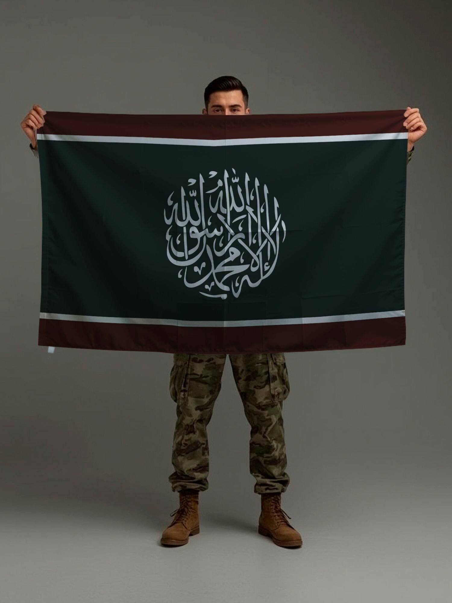 Флаг Табасаранского народа от Тут Табасаран, 90х135 см на шёлке для ручного древка