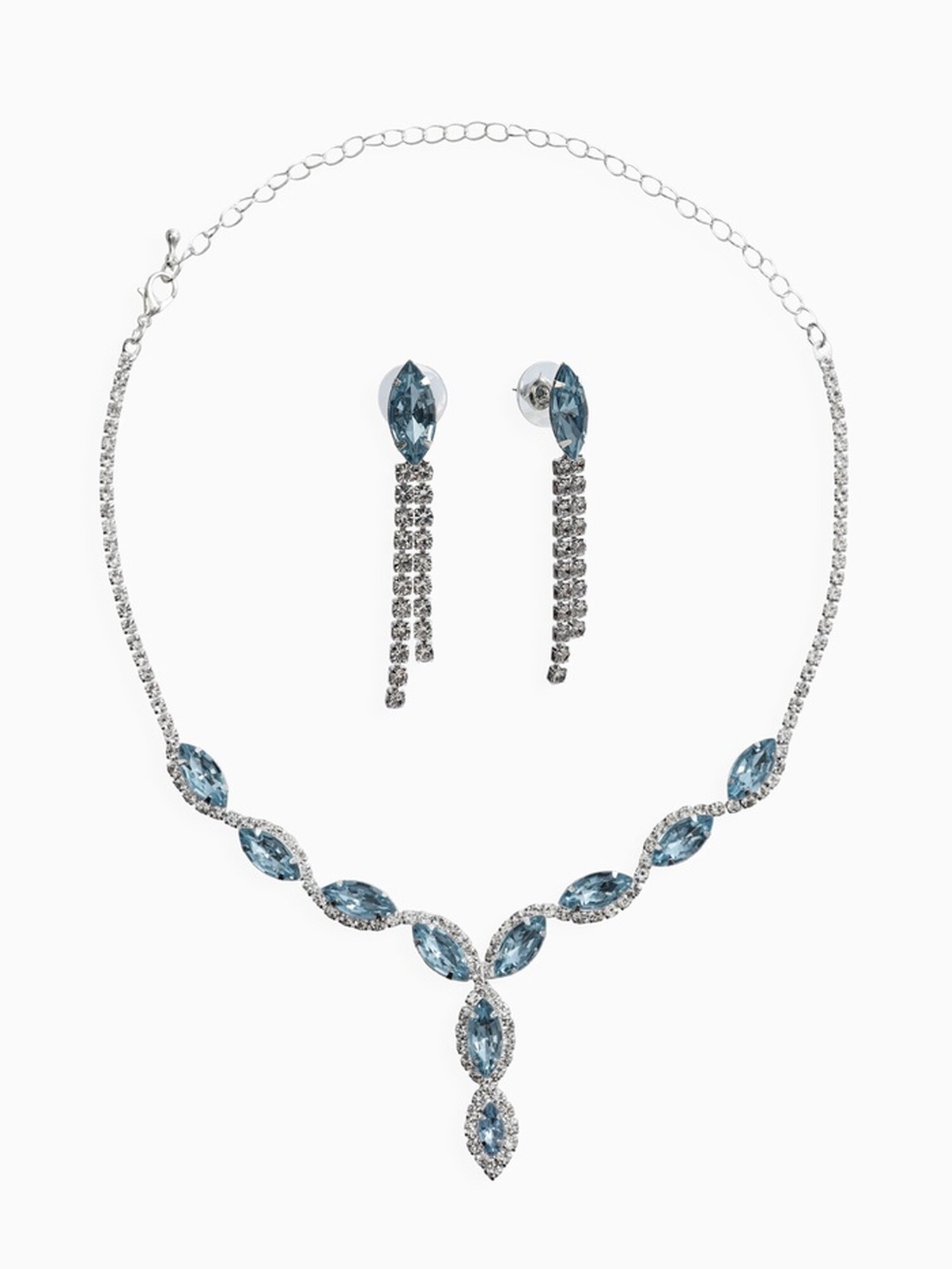 Комплект бижутерии: серьги, колье