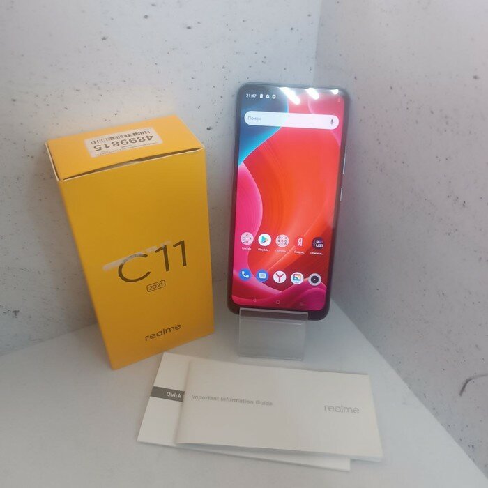 Смартфон realme C11 (2021) 4/64 Синий