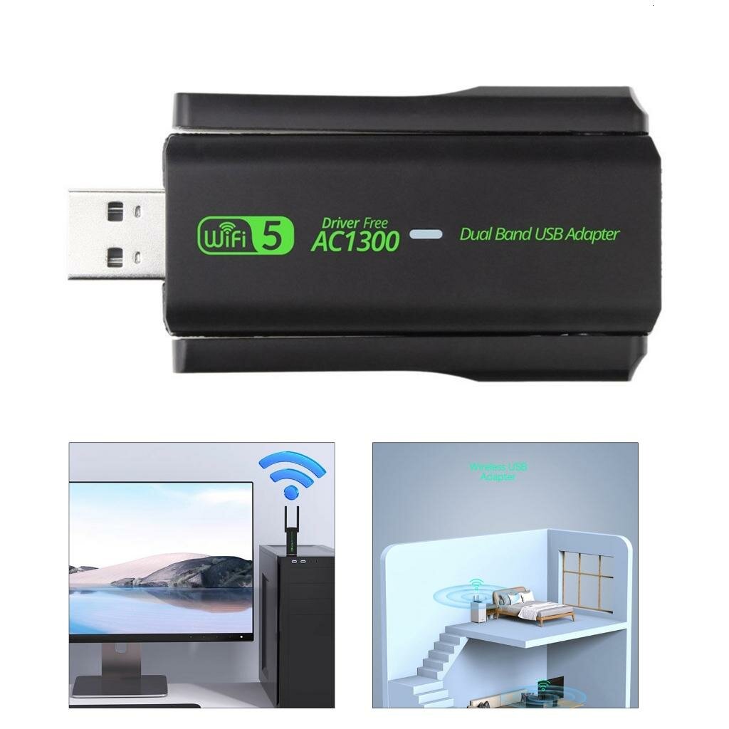 USB-адаптер Wi-Fi 1300 Мбит/с — фото 1