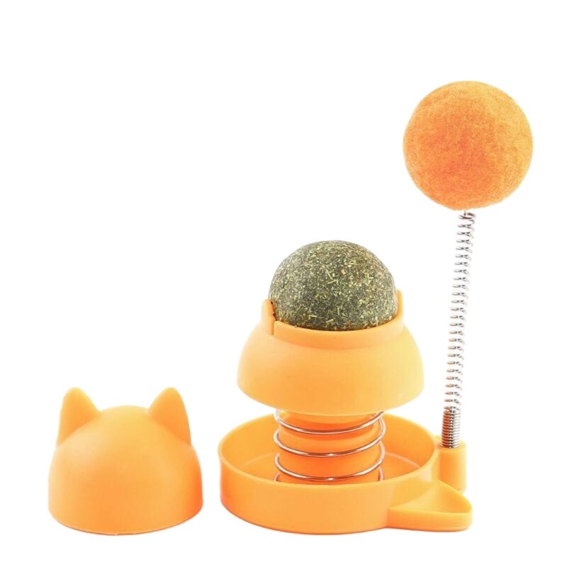 Игрушки для кошек, Музыка Для Встряхивания Шариков Кошачьей Мяты-Желтый