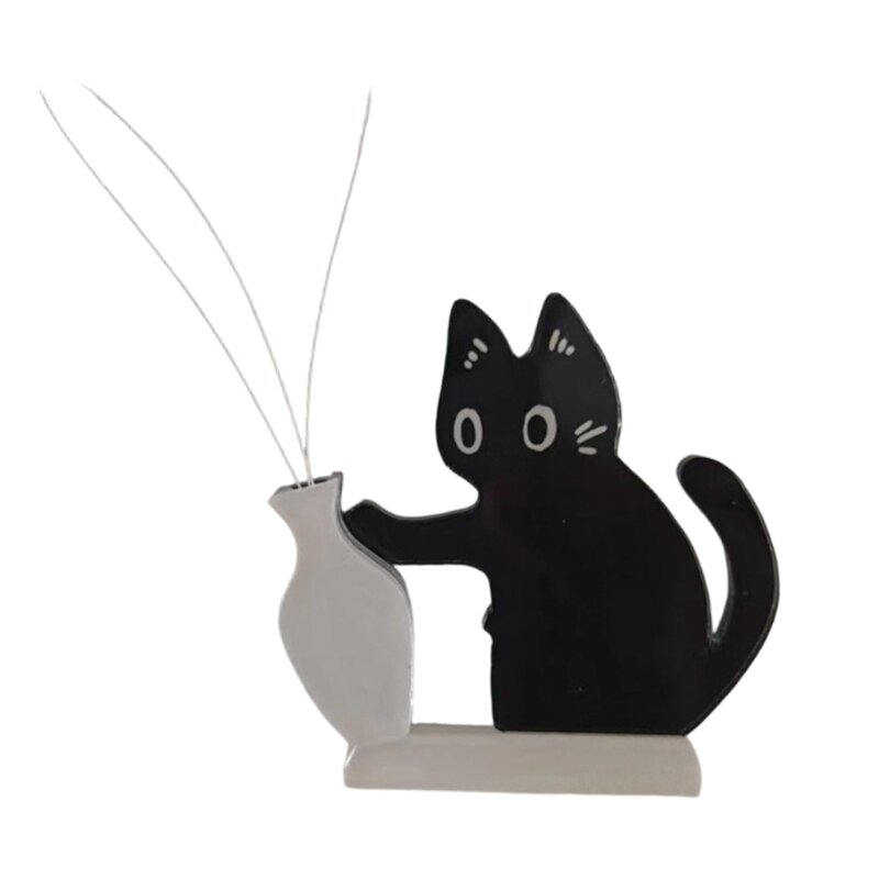 Artistic Chocolate Texture Refrigerator Magnet DIY Craft in Cat Whisker Design for Creative Decor