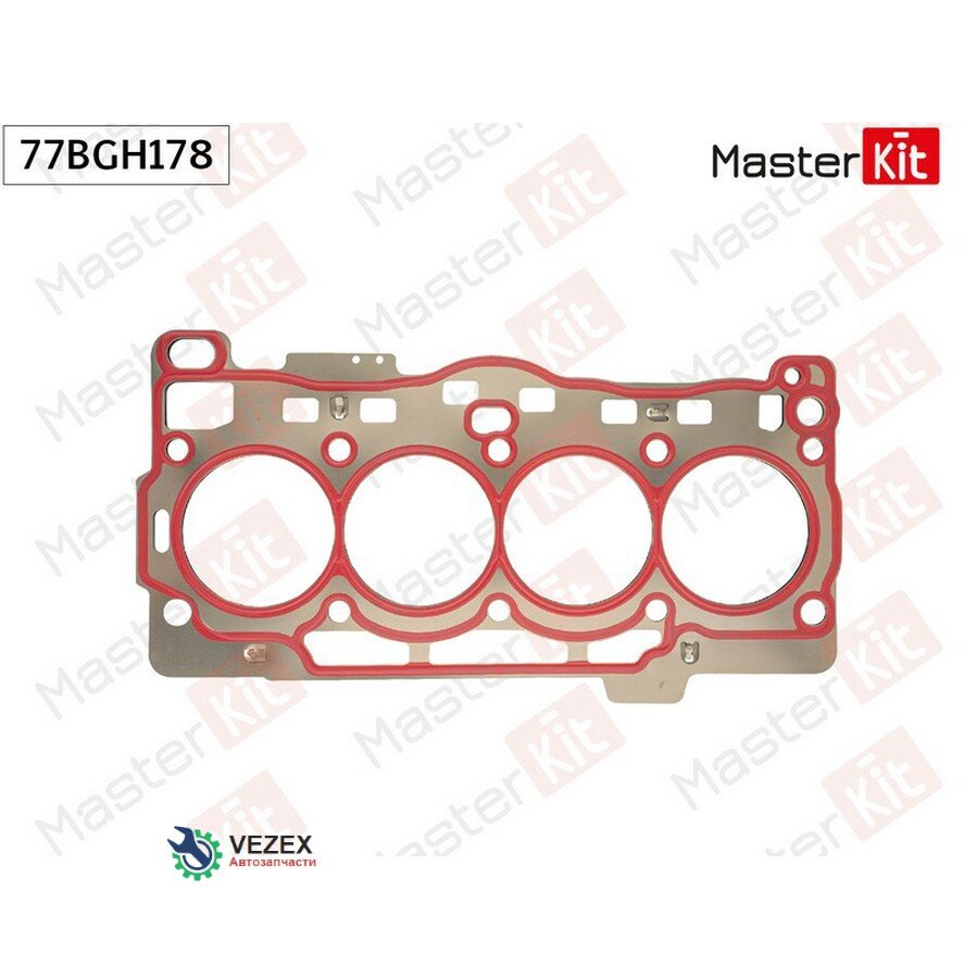 MASTERKIT 77BGH178 прокладка ГБЦ!\ Skoda Octavia/Rapid, VW Golf VII/Polo 1.6 14>