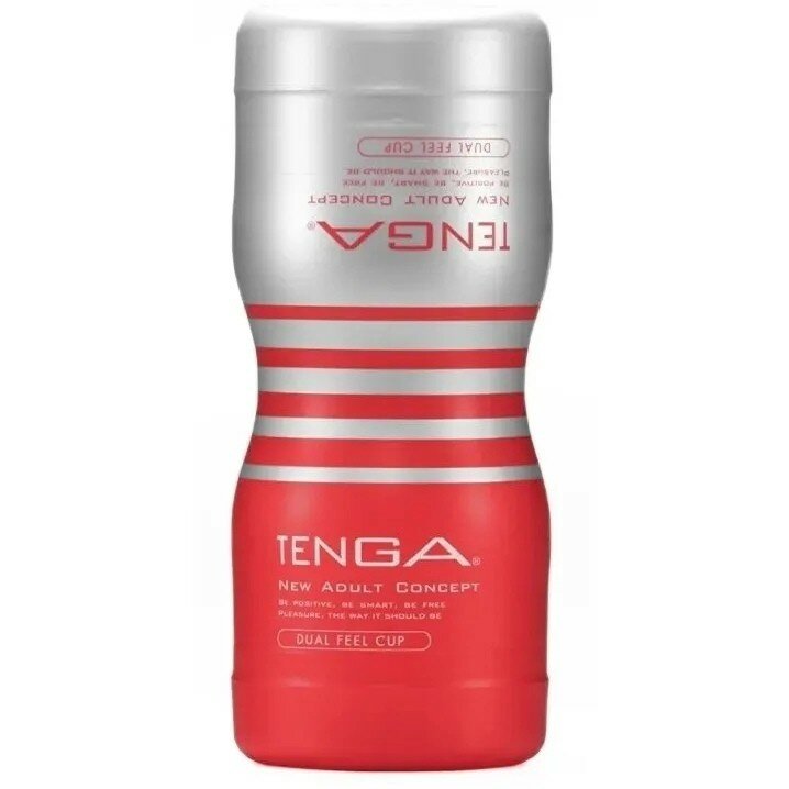 Двухсторонний мастурбатор «Tenga Dual Feel Cup» имитирует вагинальный и анальный секс