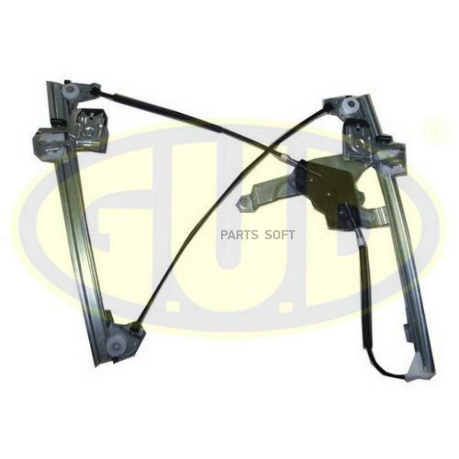 Стеклоподъемник передн прав SKO OCTAVIA 96-10 без электромотора/без рамы G.U.D арт. GWR000116