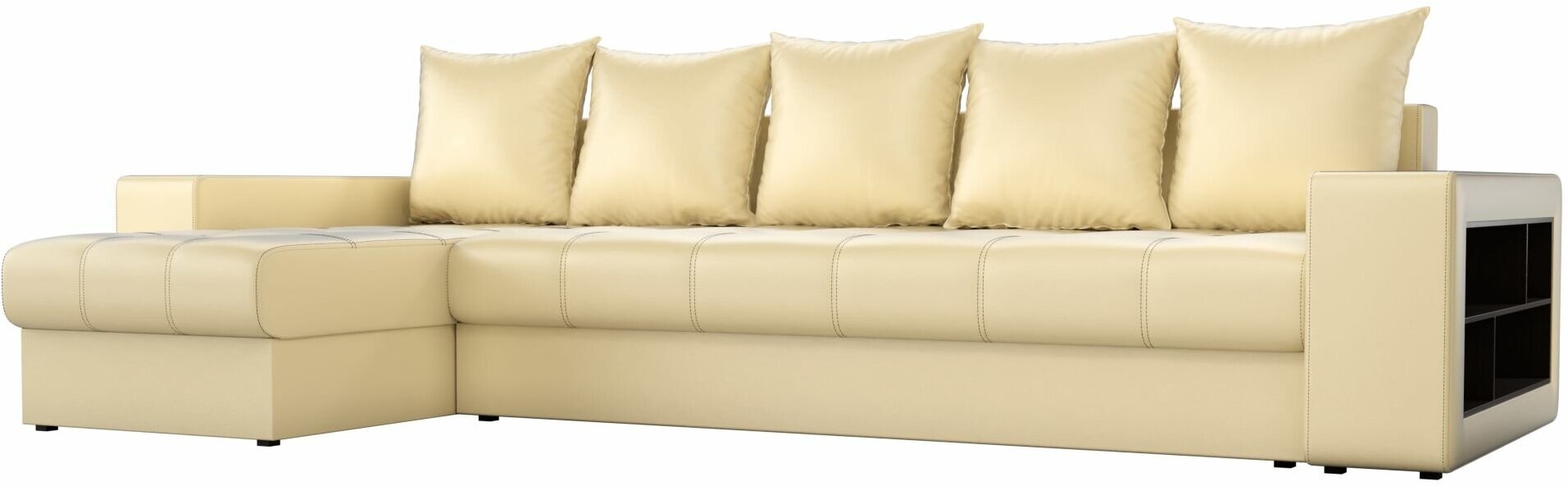 Диван угловой Harizma-mebel Дубай мод1, еврокнижка, антивандальная ткань, ящик для вещей, 160x260см