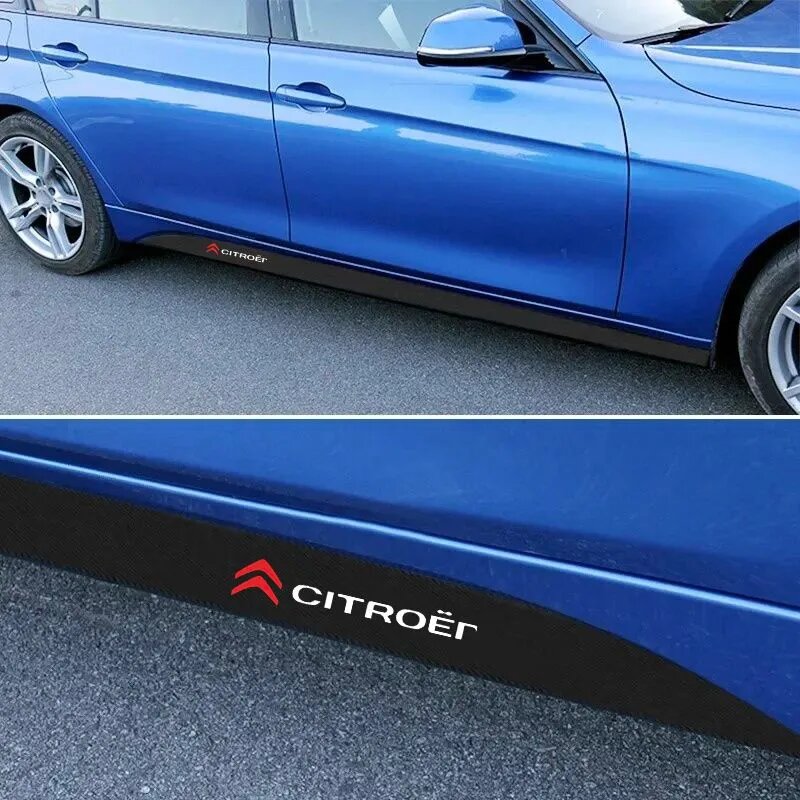 Наклейка на боковую юбку автомобиля, Защитные накладки на кузов 2 шт. Citroen
