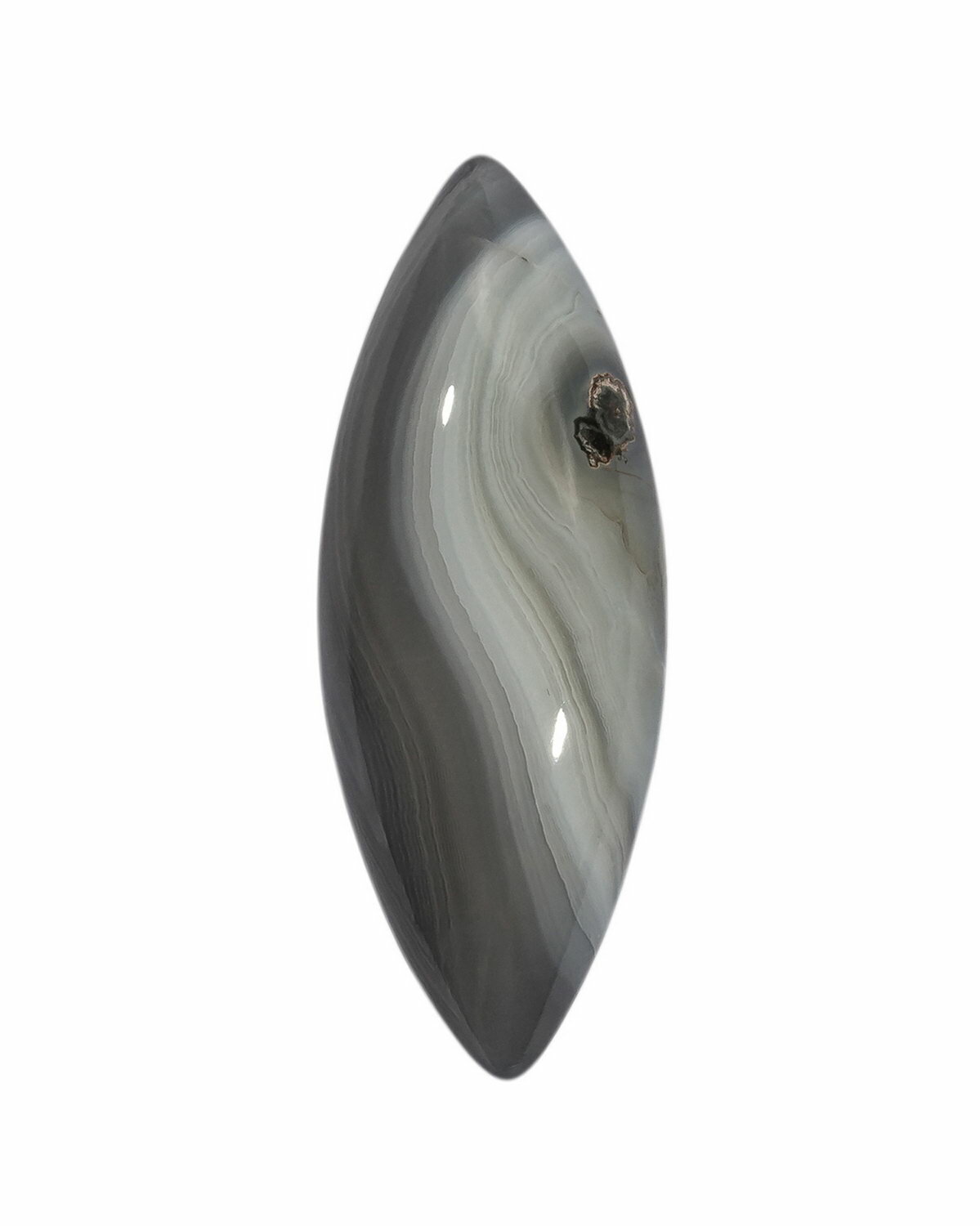 Кабошон агат ботсвана 42х16х7 мм.