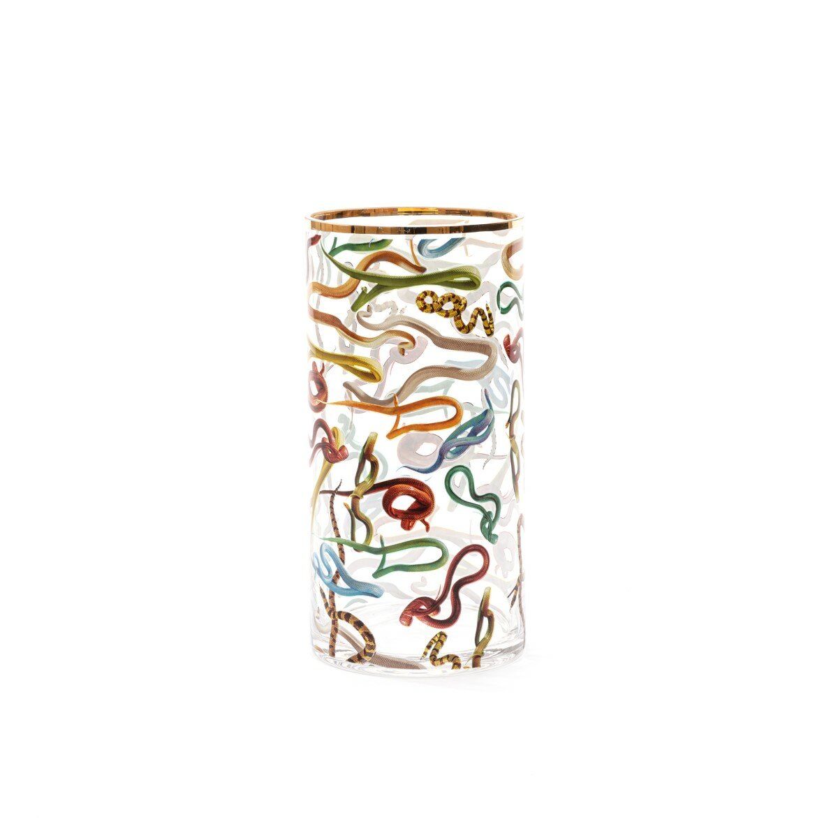 Ваза Seletti Toiletpaper Glass Vase Snakes Medium 14171