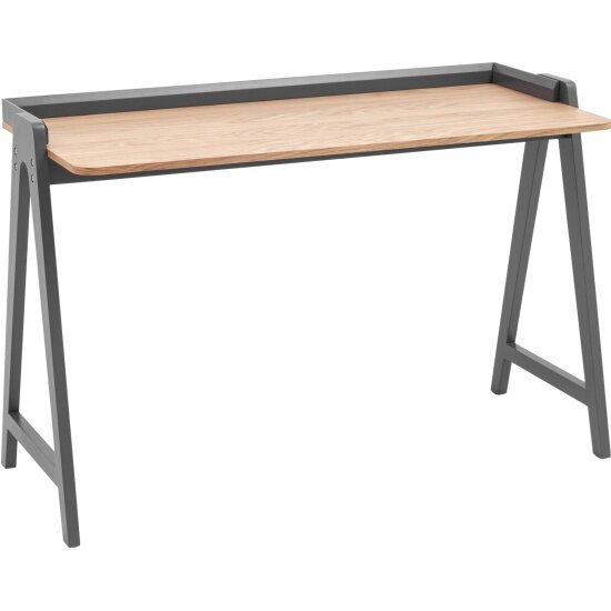 Стол письменный Stool Group Pyramid 118*53 светлое дерево/серый