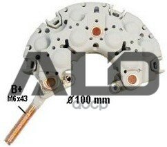 Диодный мост генератора ACURA: (86-93) CHEVROLET: (88-88) GEO: (89-97) HONDA: (84-95) HONDA: (84-93) ISUZU: (85 ALD арт. XNR.