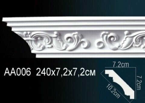 Карниз из полиуретана Perfect AA 006 (72*72*2400мм)