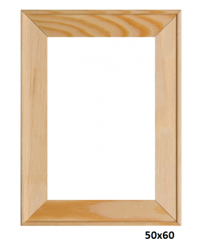 Подрамник глухой 50*60 см ширина 30 мм, упаковка 2 штук