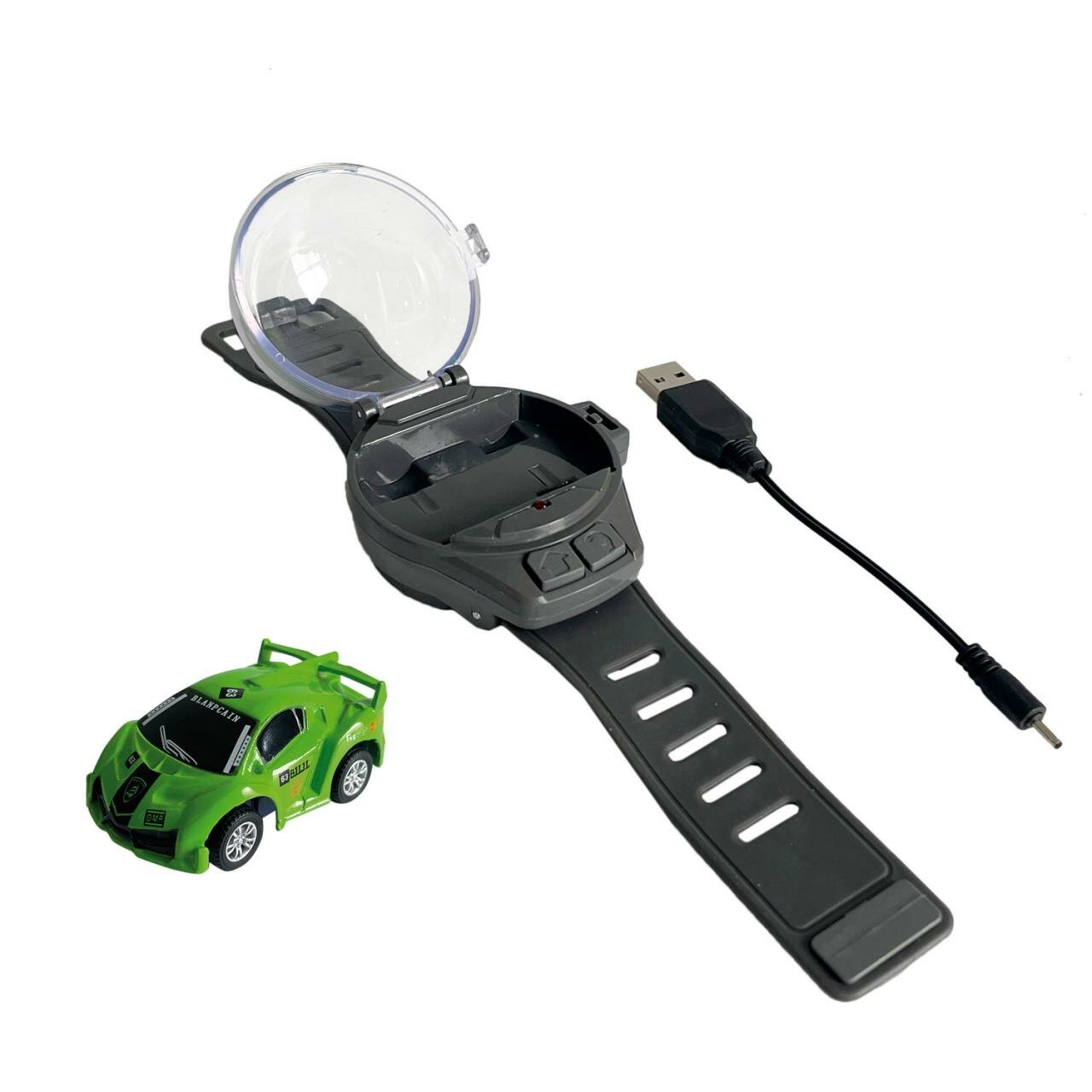 Машинка на радиоуправлении "Bondibon Park Tech", гоночная, зелёная