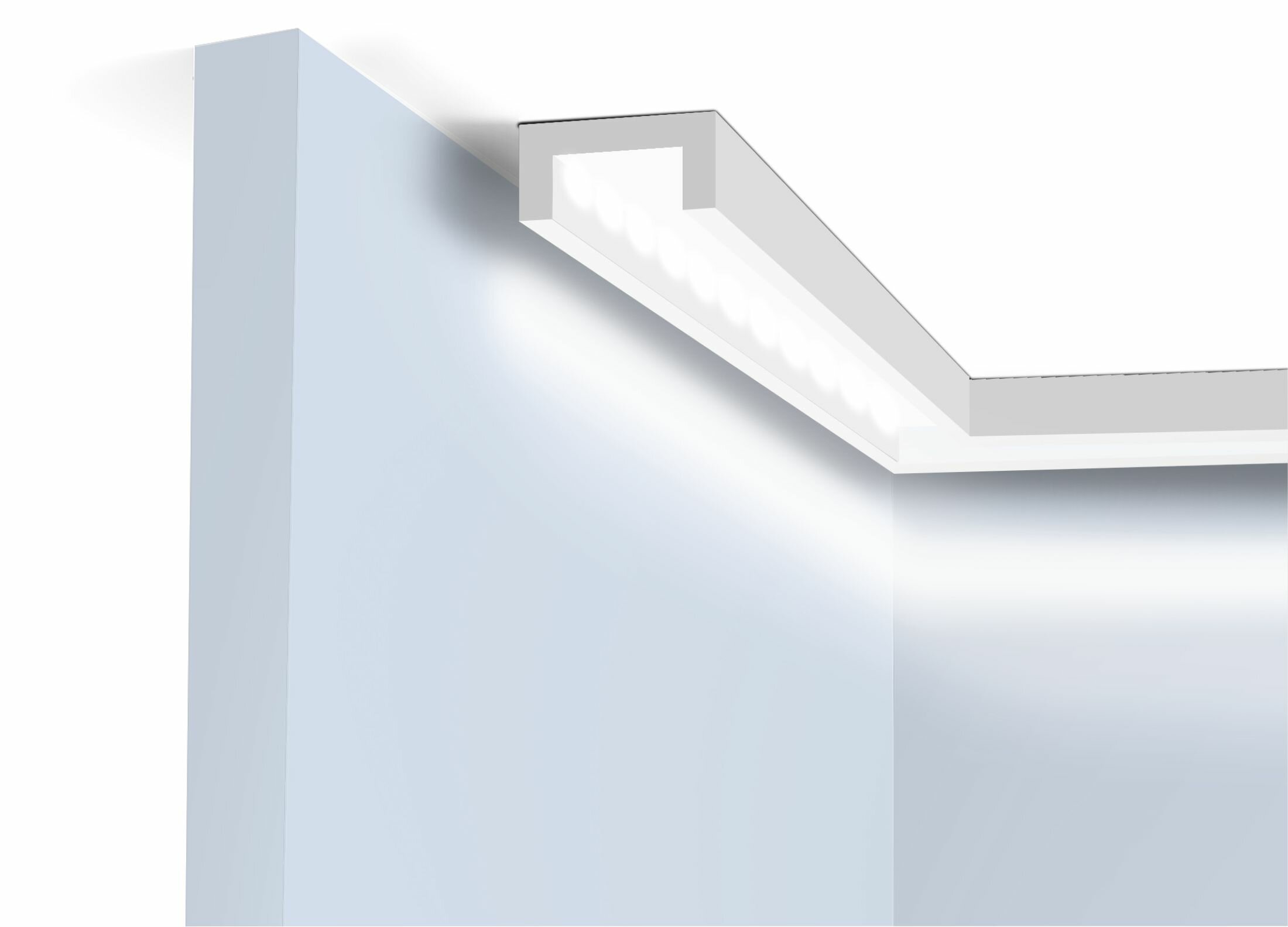 Молдинг ударопрочный HiWood LB30 (30*15*2000 мм)