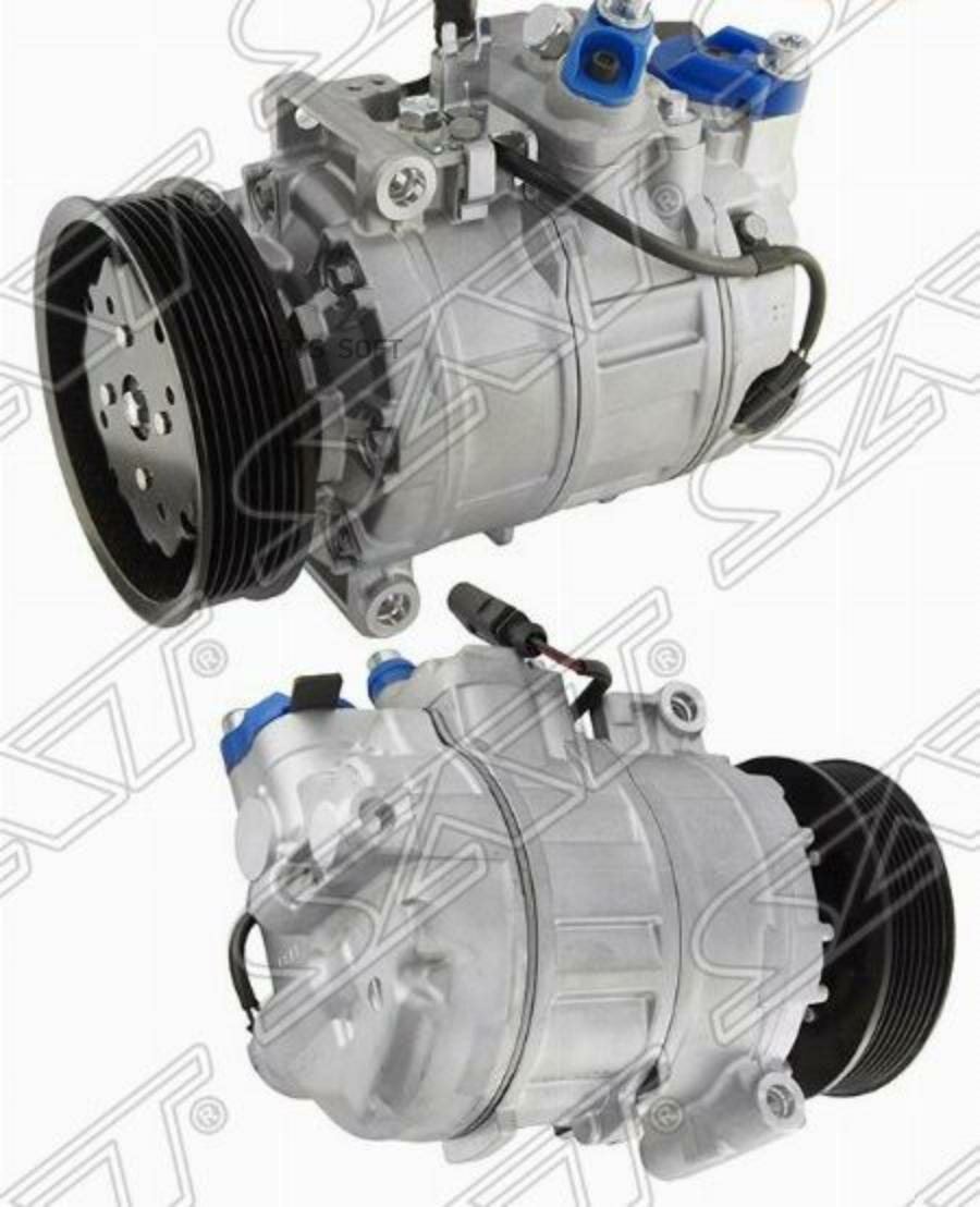 Компрессор кондиционера Audi Q7 05-15 / Volkswagen Touareg 02-18 SAT ST-VW60-396-A0 | цена за 1 шт