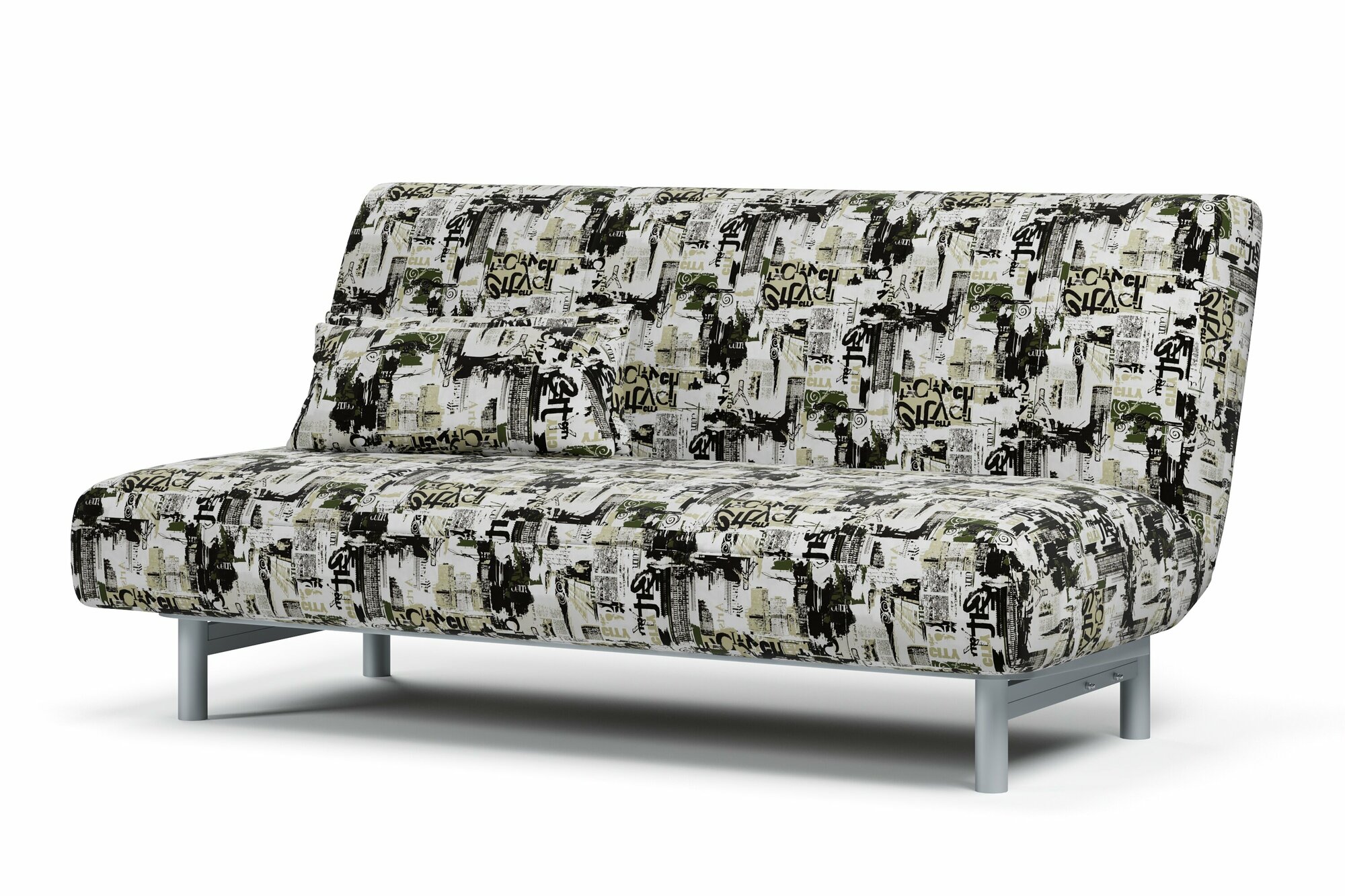 Диван-финка Novelti Forest City Prints City 3 (195х100х93, СМ 138х195), раскладной, 3 положения, металлокаркас, ППУ+латы