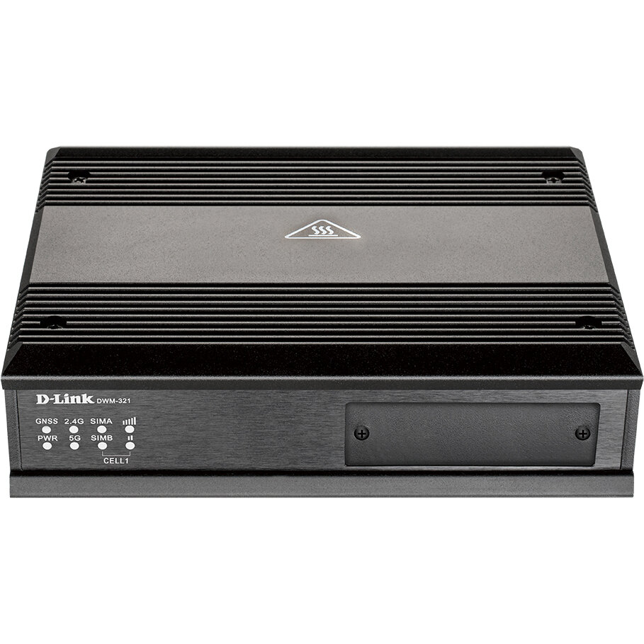 Маршрутизатор D-Link DWM-321, Wi-Fi 5, AC1200, 2.4/5ГГц, 2 LAN, 1 WAN/LAN, 3G/4G, черный