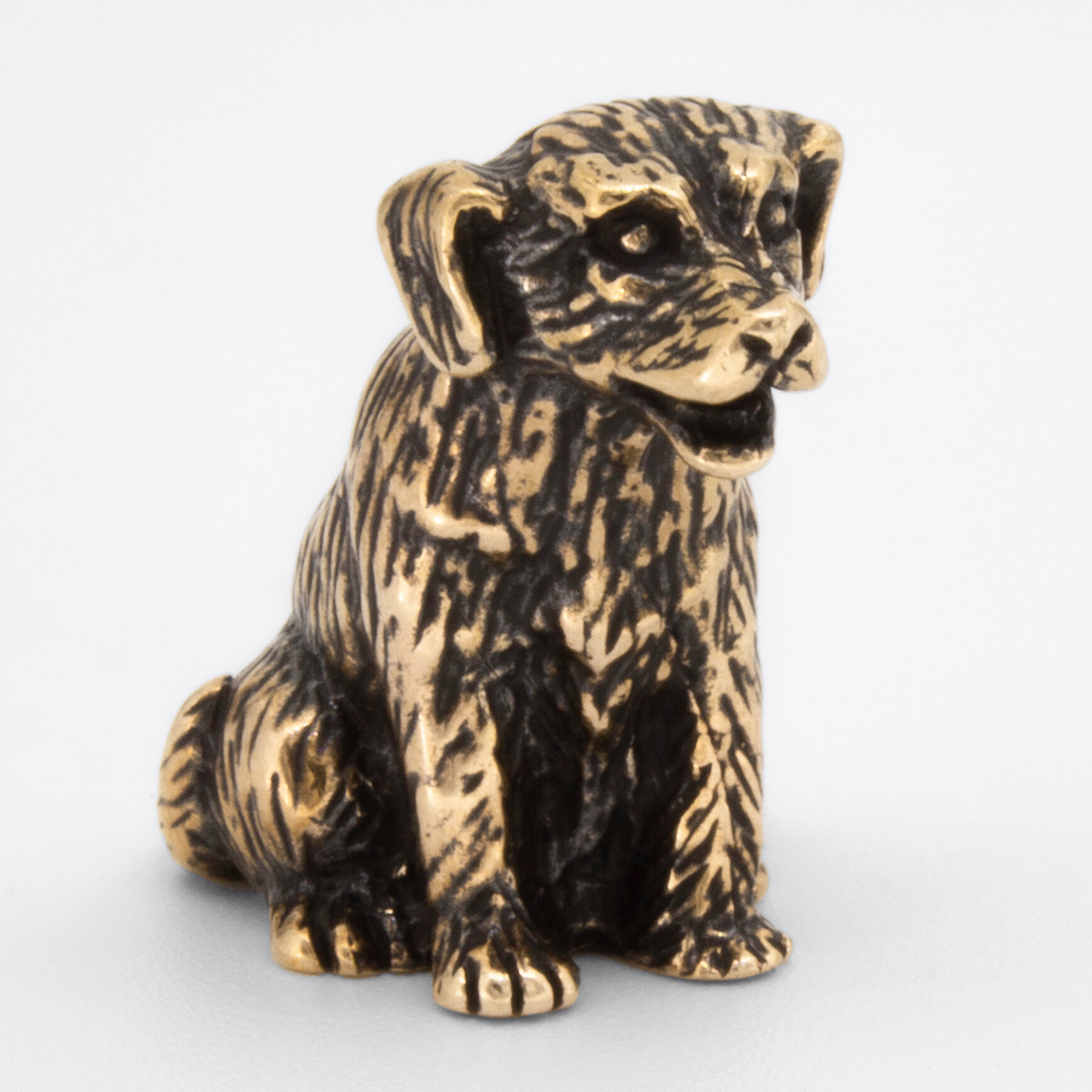 Лабрадор маленький Фигурка Бронза