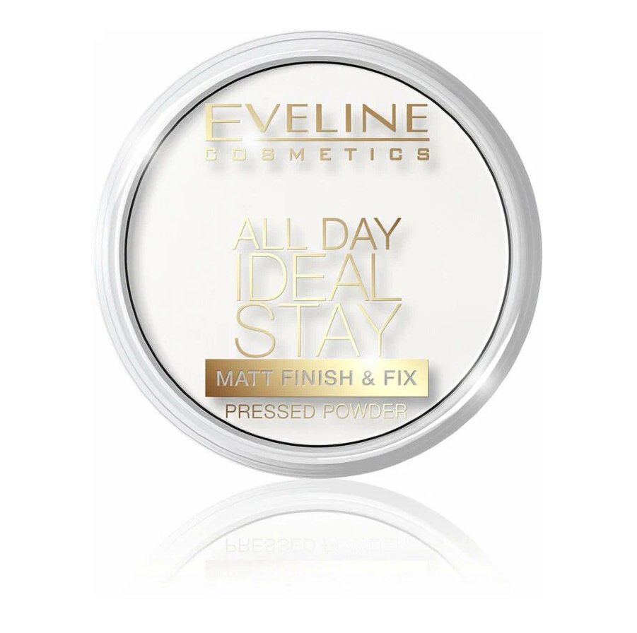 Пудра для лица Eveline Cosmetics All day ideal stay, матирующая