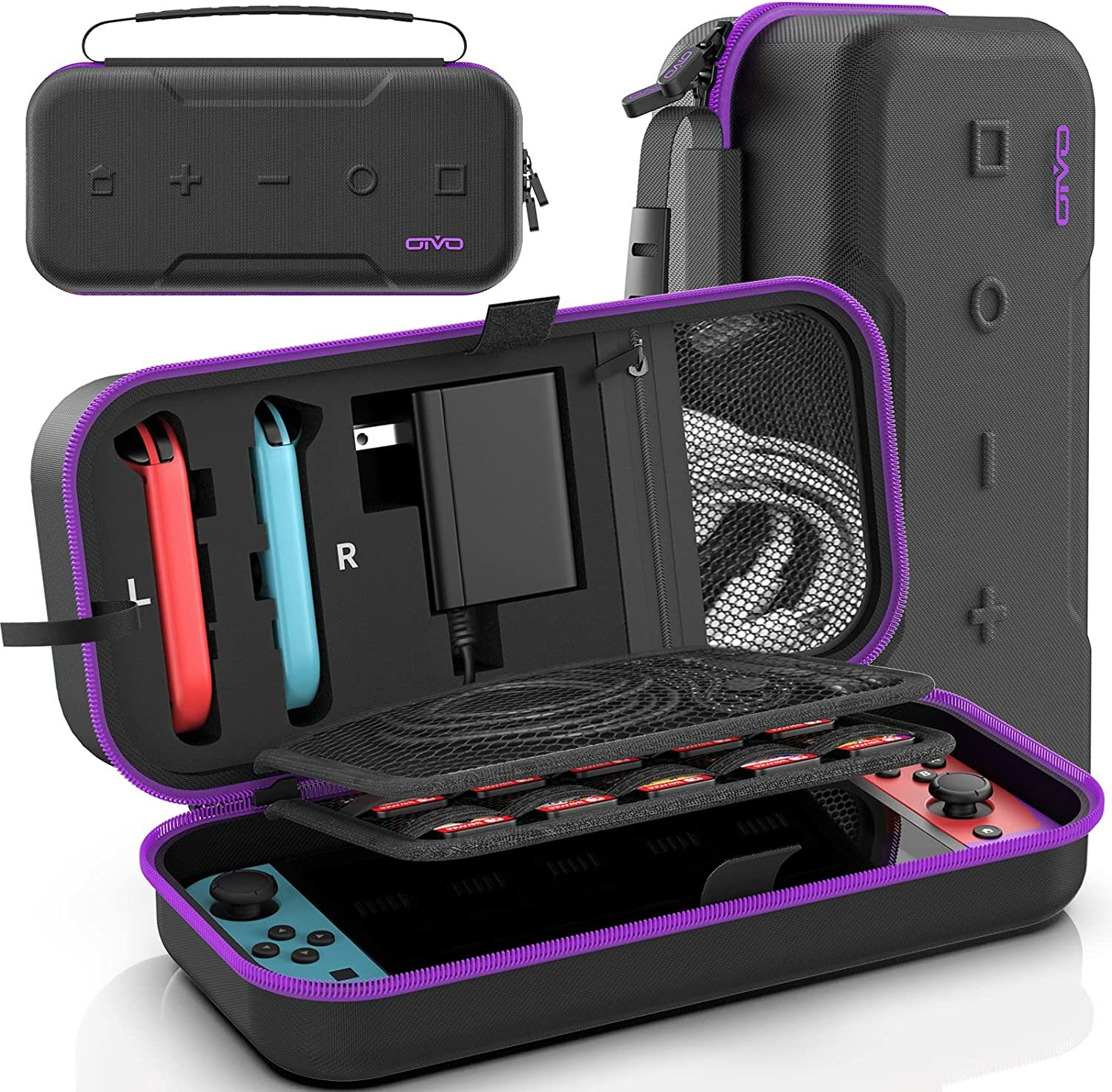 Чехол Hard Shell Protective Case для Nintendo Switch | OLED (IV-SW188) Purple