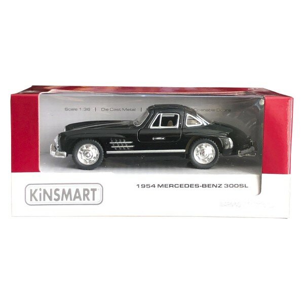 Машинка Kinsmart Mercedes-Benz 300SL 1954 1:36 (черная), арт. КТ5346/3