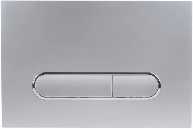Кнопка смыва Esbano OVL-17MC ESINOVL17MC для инсталляции, матовый хром/хром/матовый хром