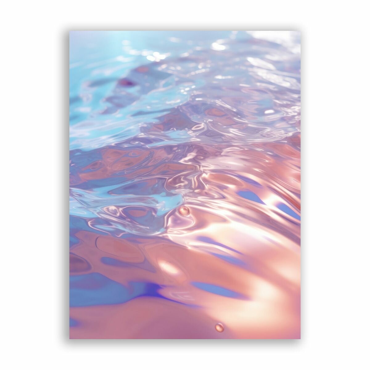 Постер, плакат на бумаге / AI Вода / Размер 30 x 40 см