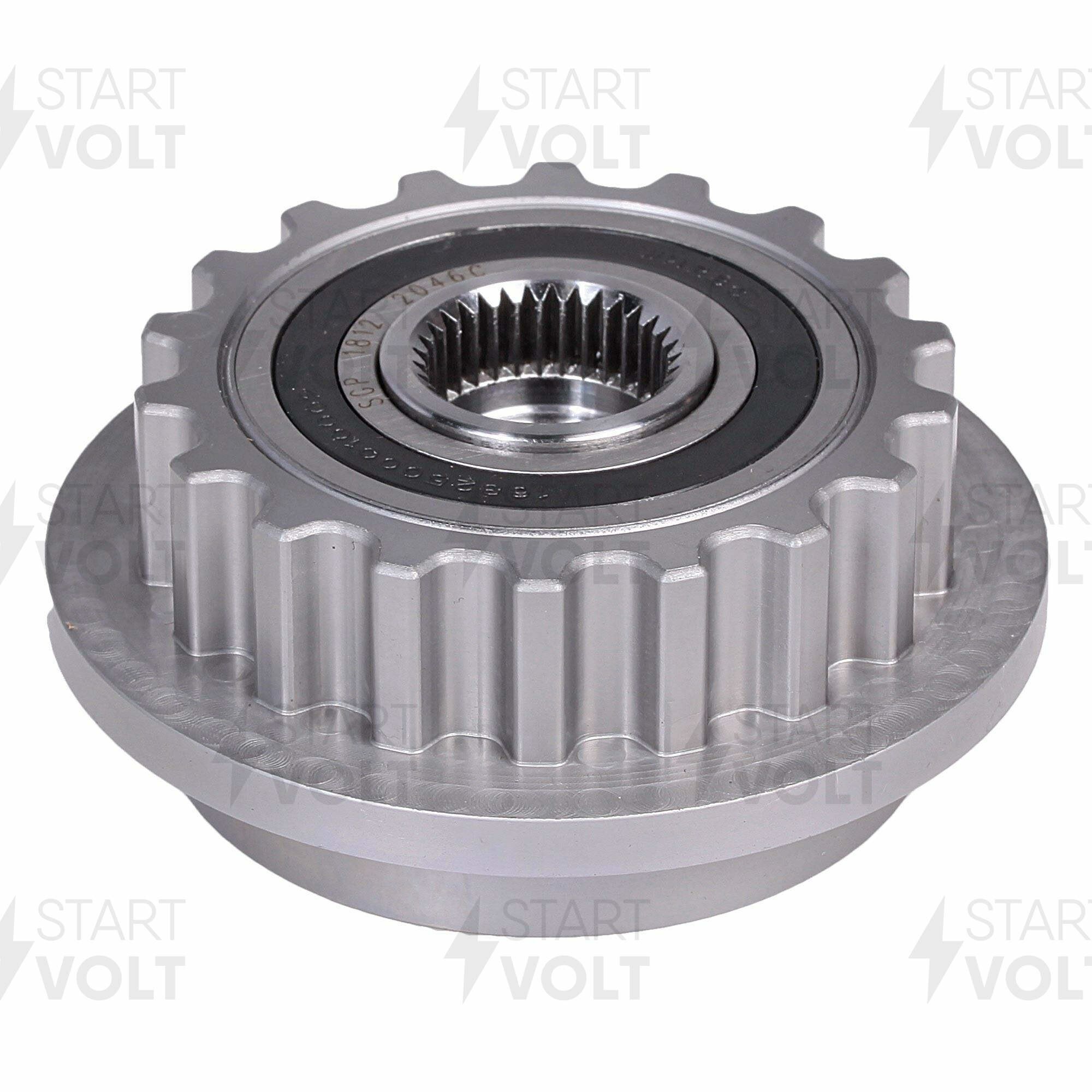 Шкив с обгонной муфтой генер. для а/м vag touareg (03-)/transporter t5 (03-) 2.5tdi (тип hitachi) startvolt sgp 1812
