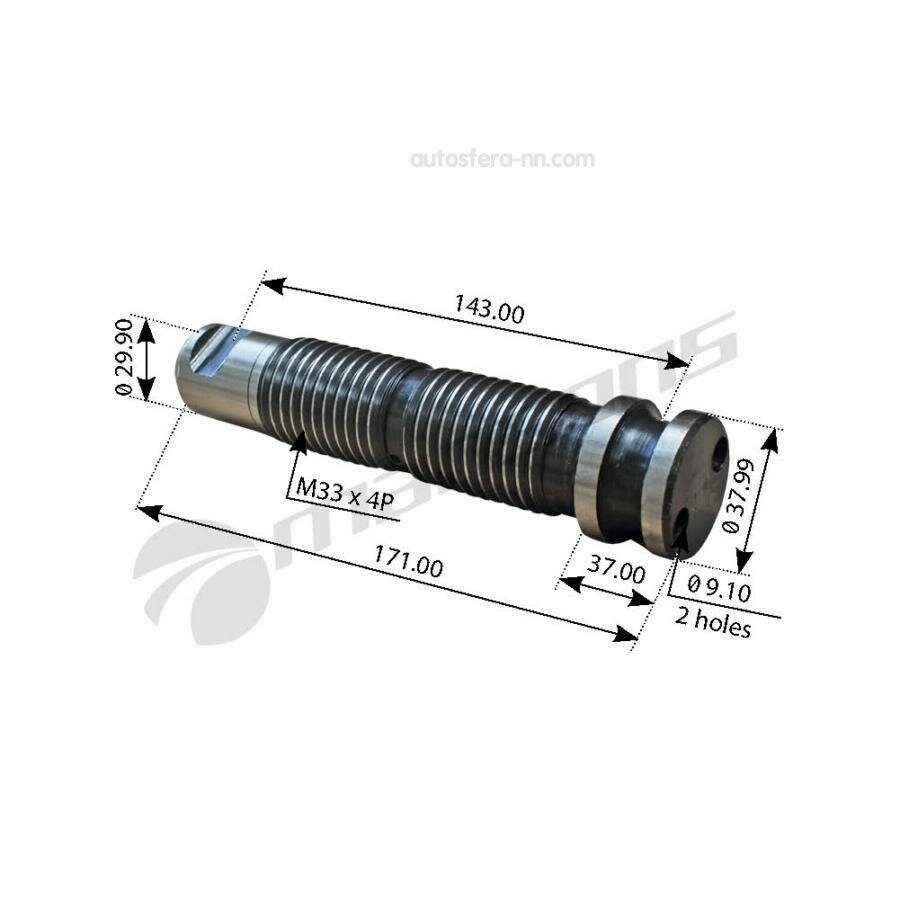 MANSONS 900339 Болт рессоры