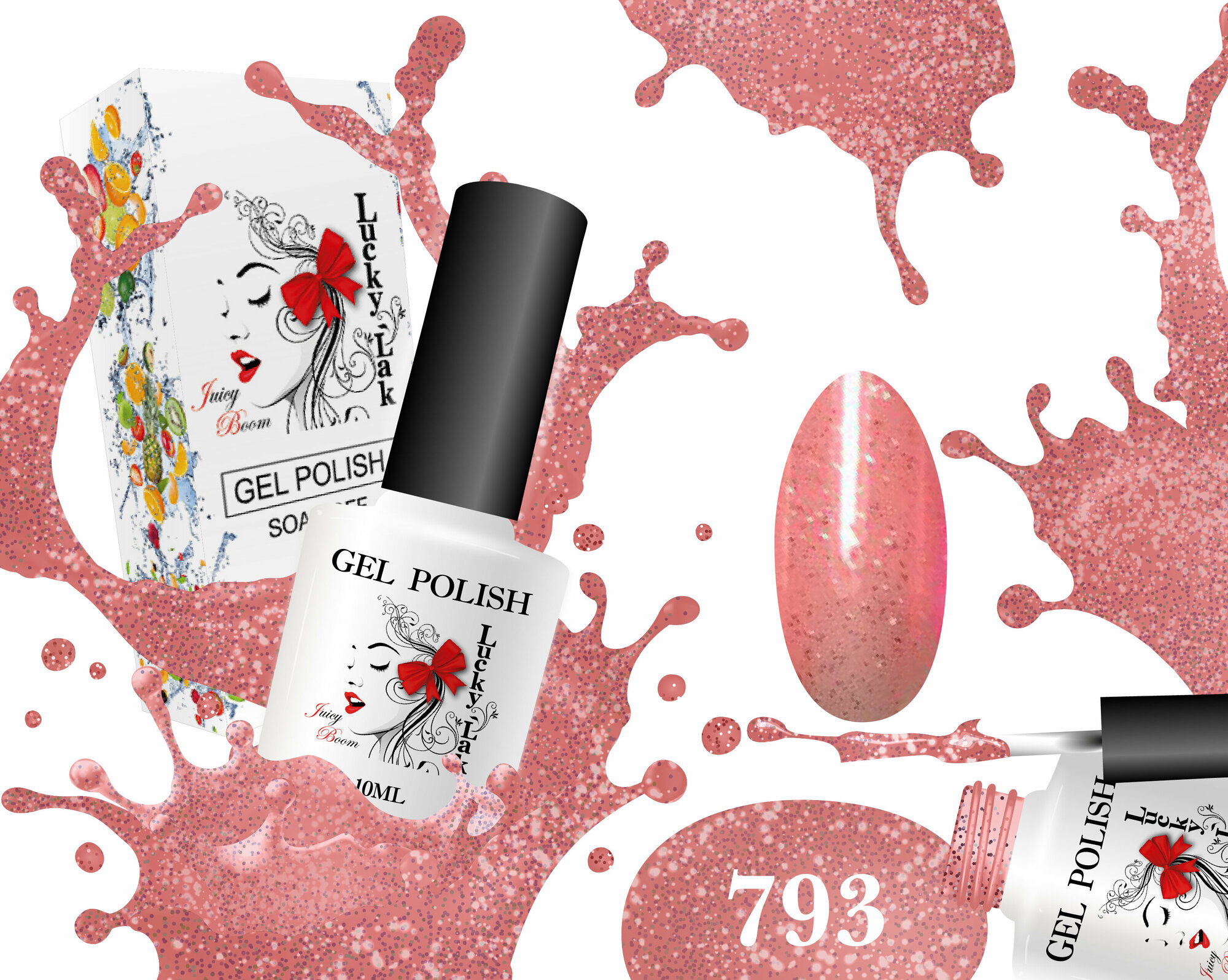 Гель лак LUCKY LAK 793