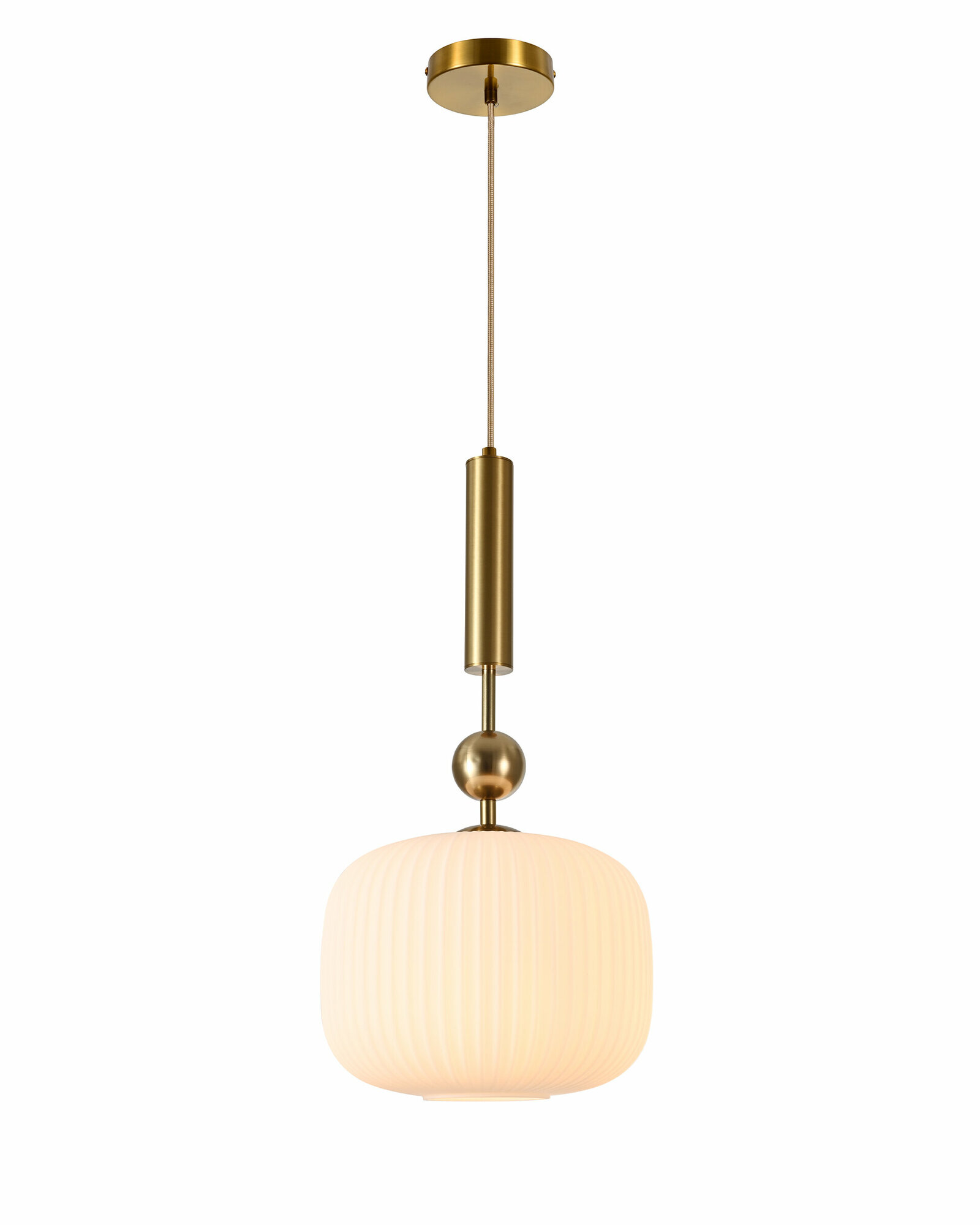 Светильник подвесной Модерли V10911-P Кремовый(Светильник подвесной Moderli V10911-P Creamy) бронзовый/белый