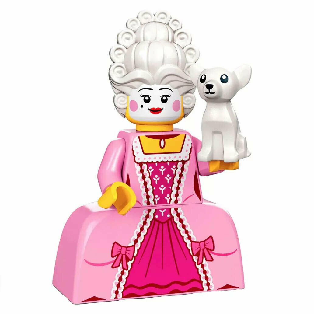 Конструктор LEGO Minifigures 71037-10 Аристократка эпохи рококо, 5 деталей, от 5 лет