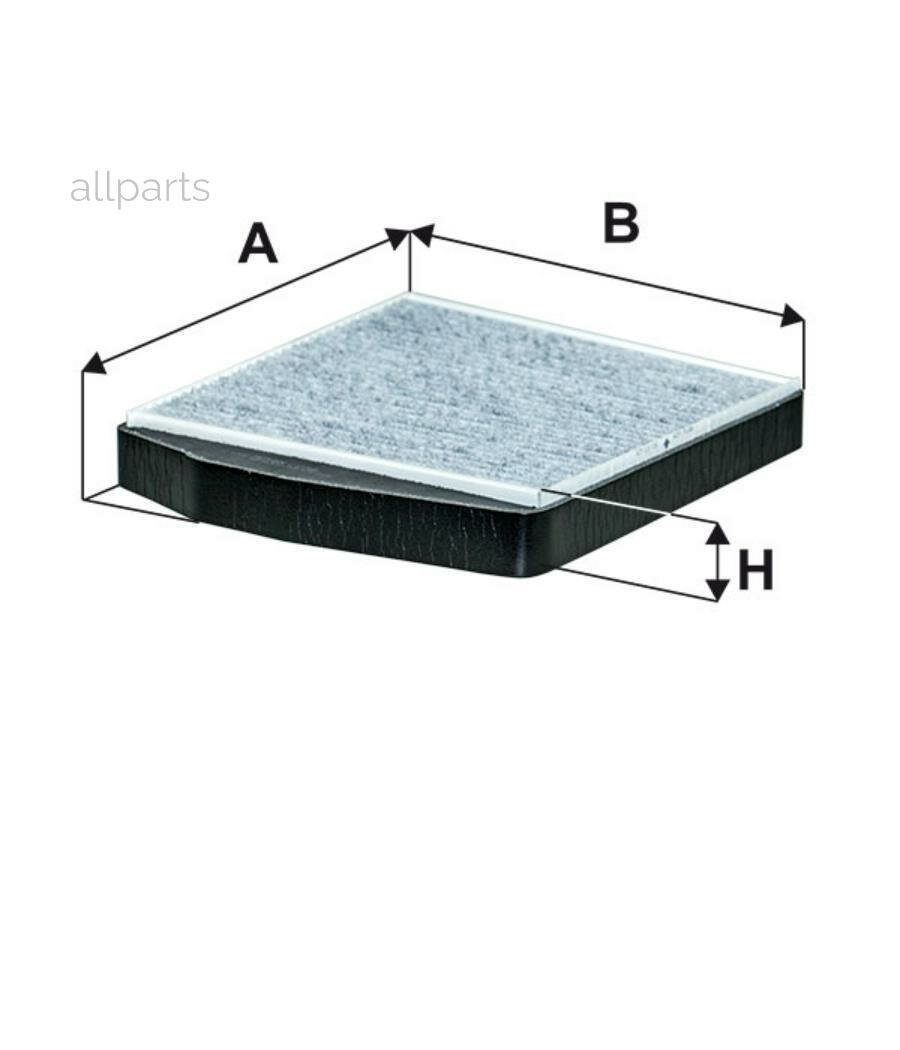 FILTRON K1226A Фильтр салона [угольный]