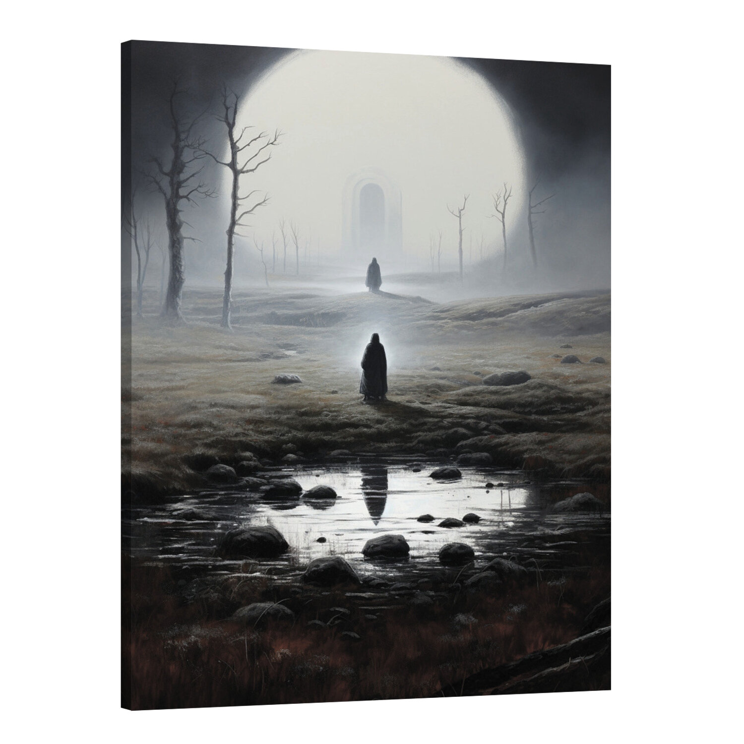 Интерьерная картина 50х70 "Имболк: тайная встреча"