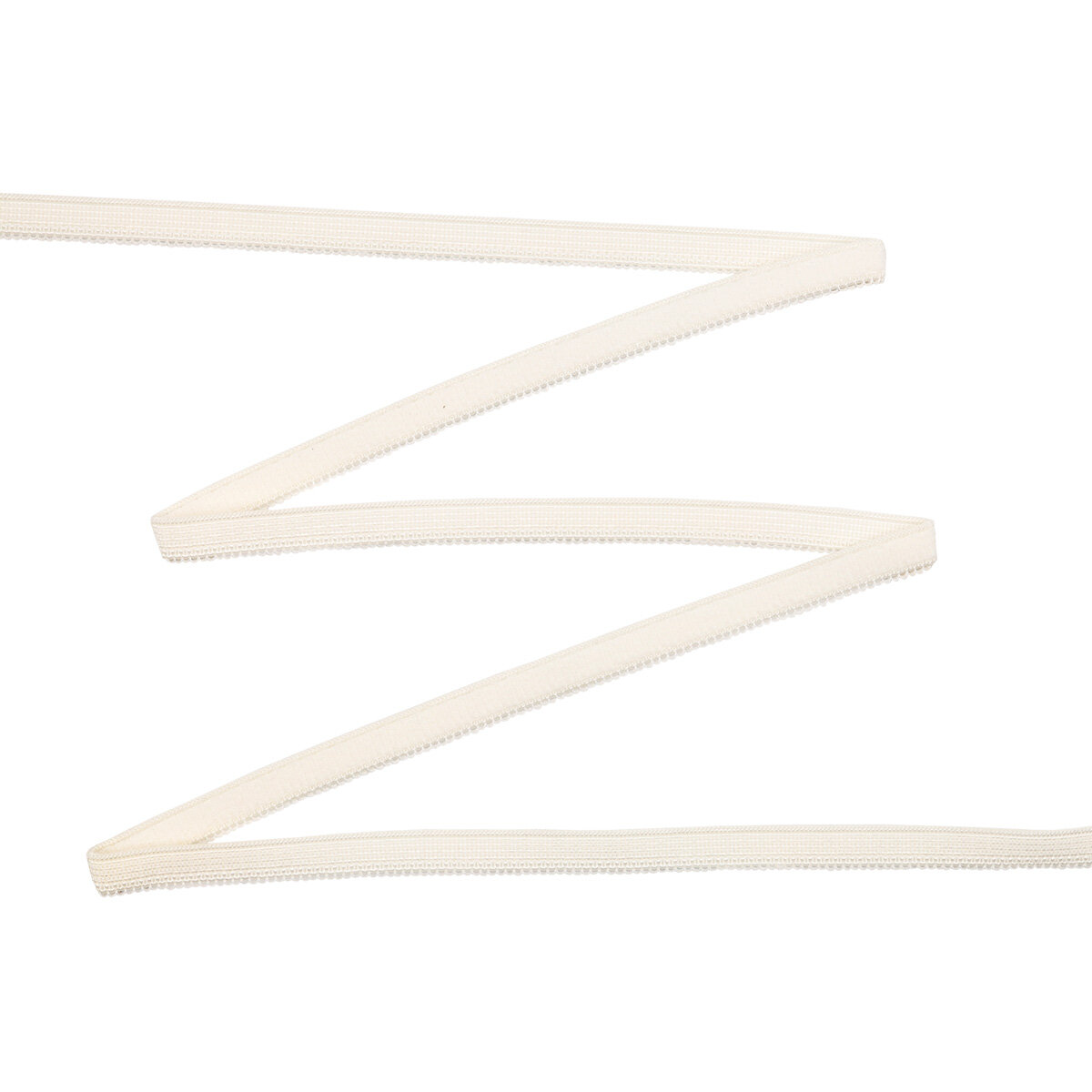 Резинка для шитья отделочная 8 мм*40 м, цвет кремовый, Айрис