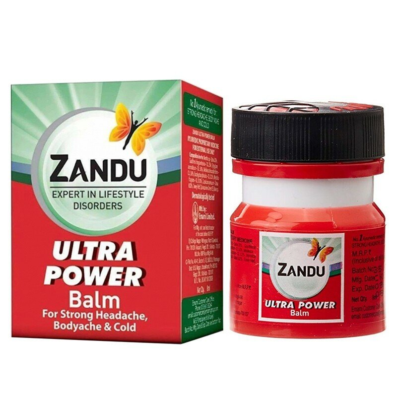 Бальзам Ультра сила Занду (Ultra Power balm Zandu), 8 мл