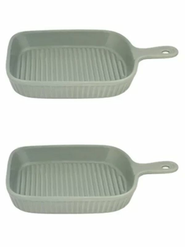 Набор форм для запекания 2шт / Фарфор, 20х18х4см / Lenardi