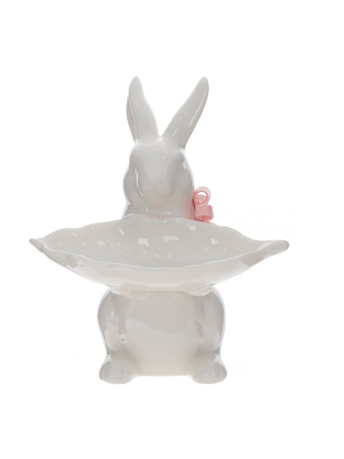 Конфетница-подставка Remecoclub Заяц, фарфоровая