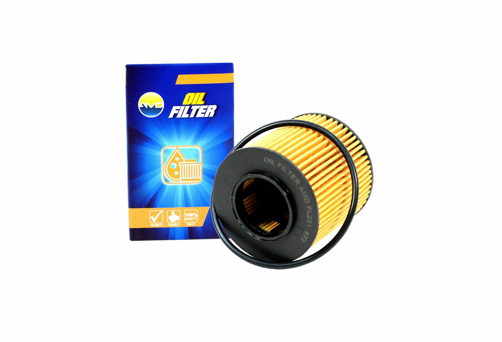 Фильтр масляный 03C115577A AMD. FL291 для AUDI A3 II 8P1 SKODA Octavia 1Z3 VOLKSWAGEN Golf V 1K1