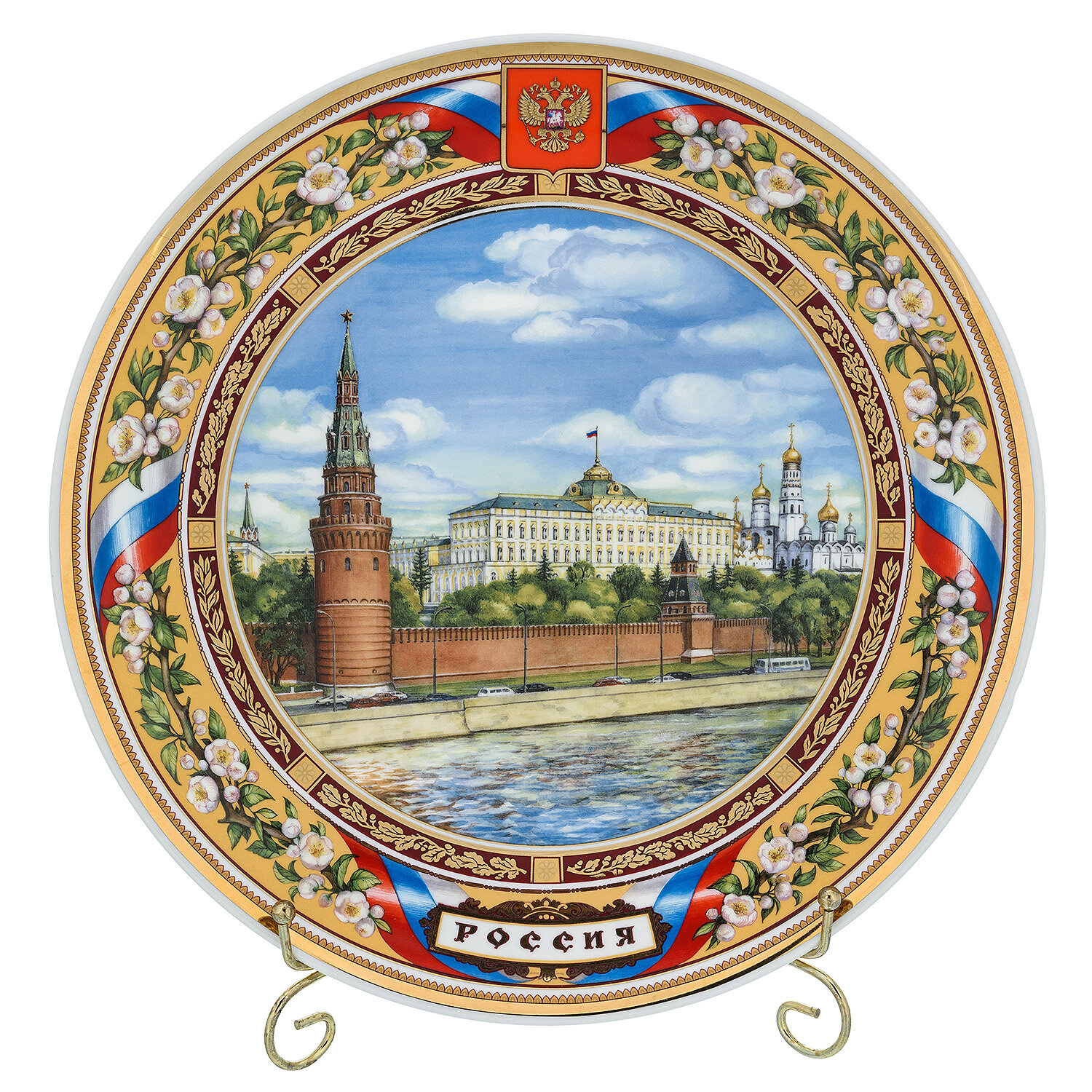 73512 Сувенирная тарелка "Кремль" 32 см