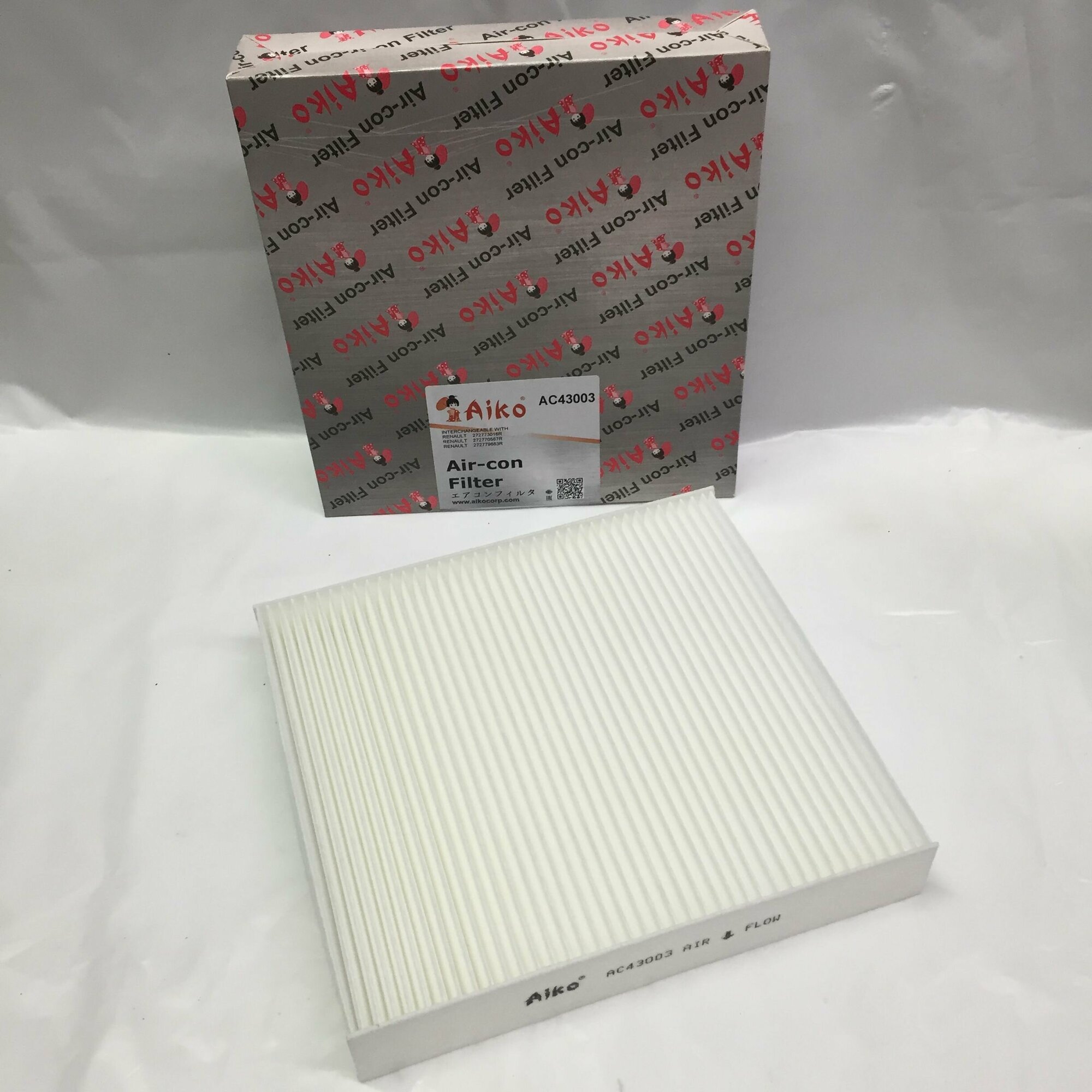Фильтр салона AIKO AC43003 Logan II Vesta, Xray 2012- OEM 2 727 730 16R