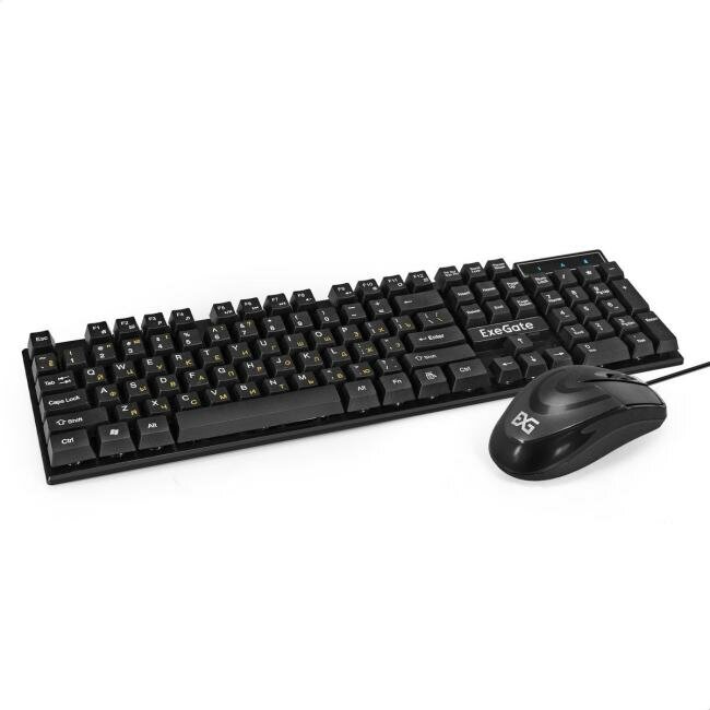 ExeGate Combo MK110 (Кл-ра, USB+Мышь3кн, Roll, USB) EX295302RUS