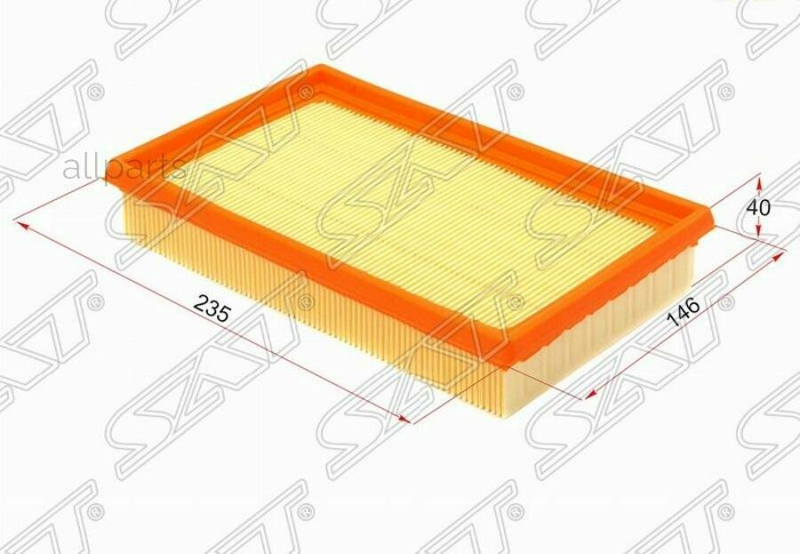 SAT ST-B33G-13-Z40 Фильтр воздушный Mazda 323 98-03