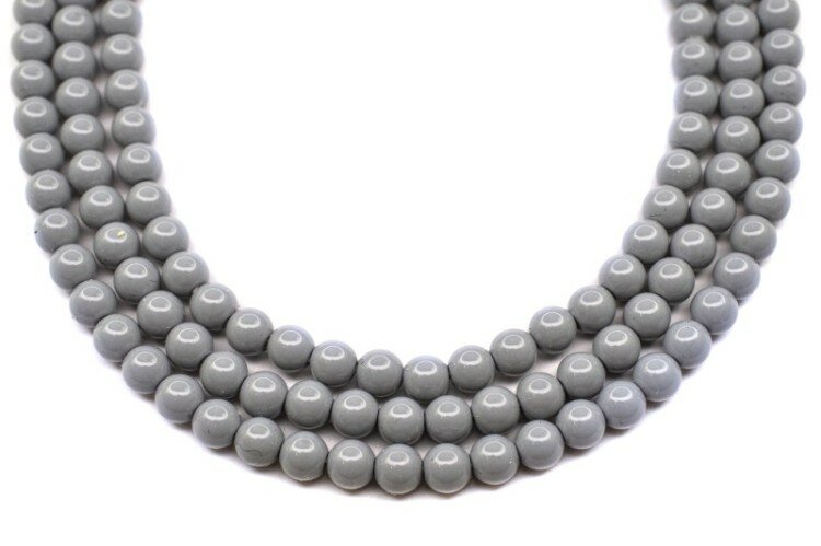 Жемчуг Preciosa Maxima, цвет ceramic grey, 4мм, 704-229, 10шт