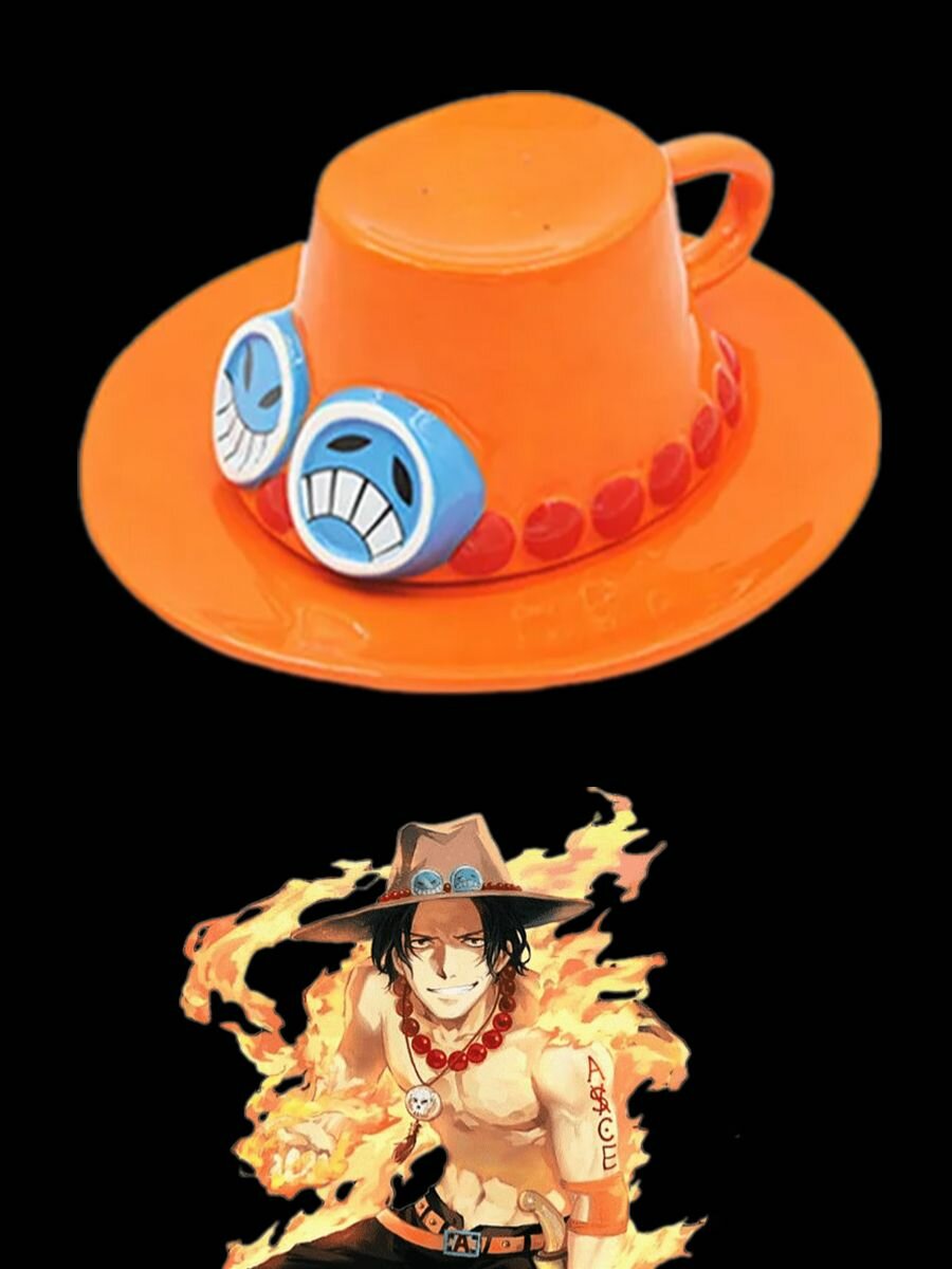 Набор кружка и блюдце Портгас Д. Айс из аниме One Piece Ван Пис