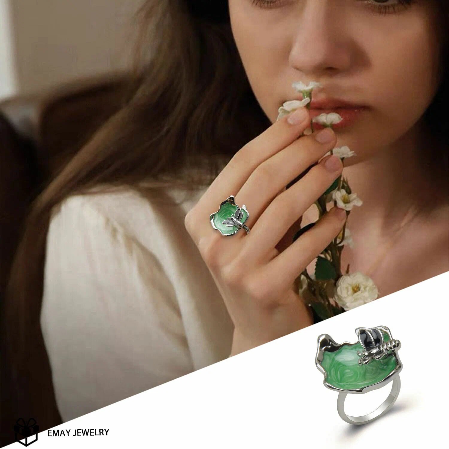 Кольцо-кулон, шпинель