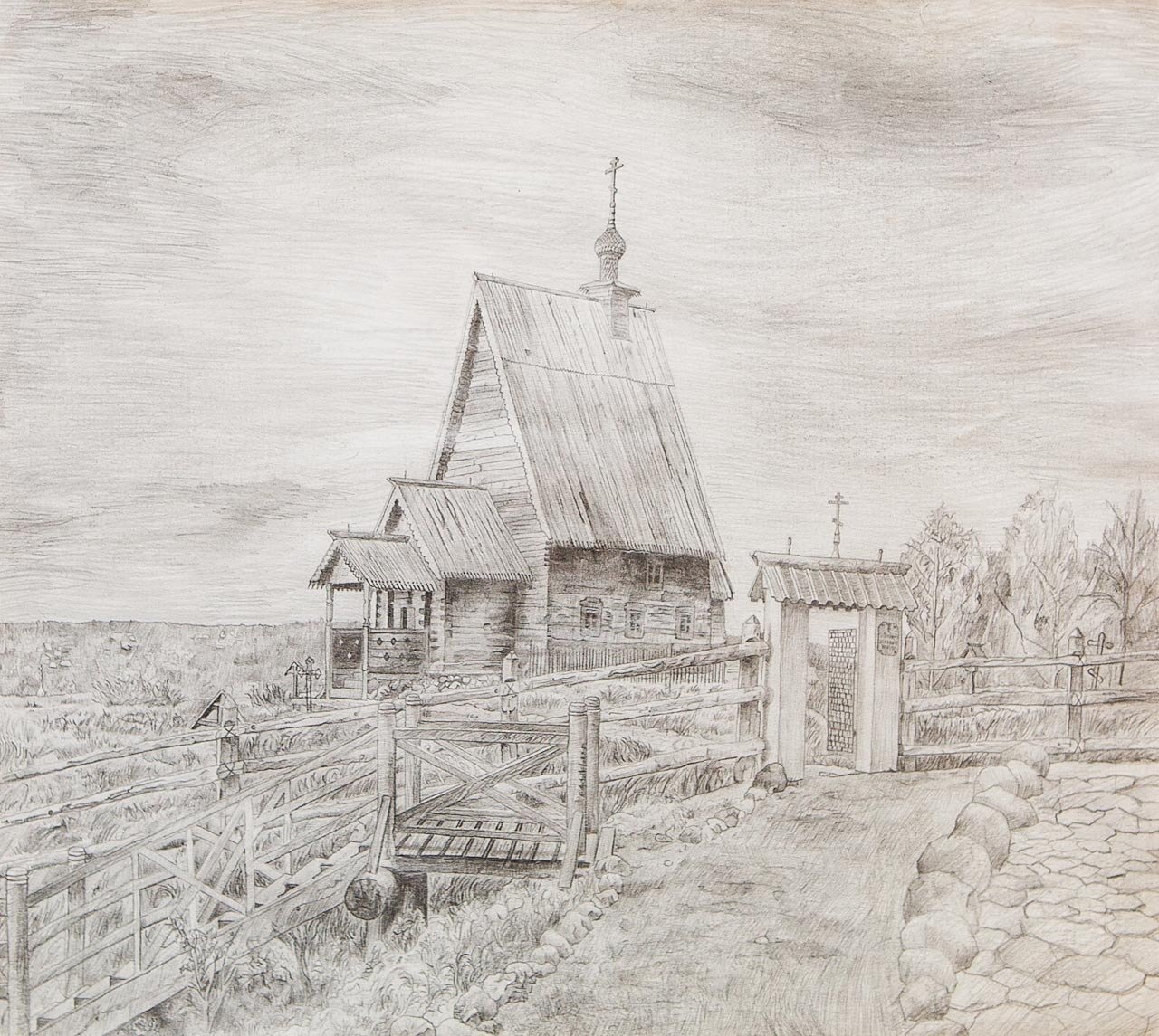 Графика Плес. Гора Левитана Д. Парм Non KGT